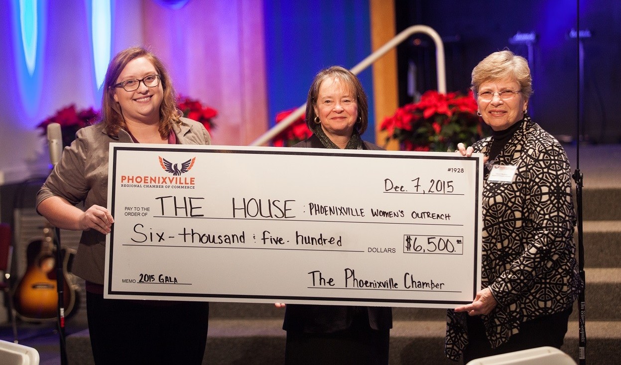 Charity Event a Smash; Donation to House Presented