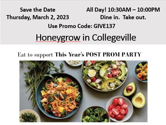 Dine & Donate to Support Phoenixville's Post Prom Party